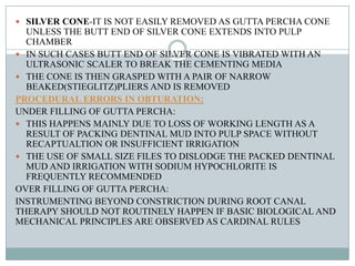 endodontic mishaps | PPTX