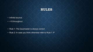 Bosco Quizzard '13 Dry - II | PPTX