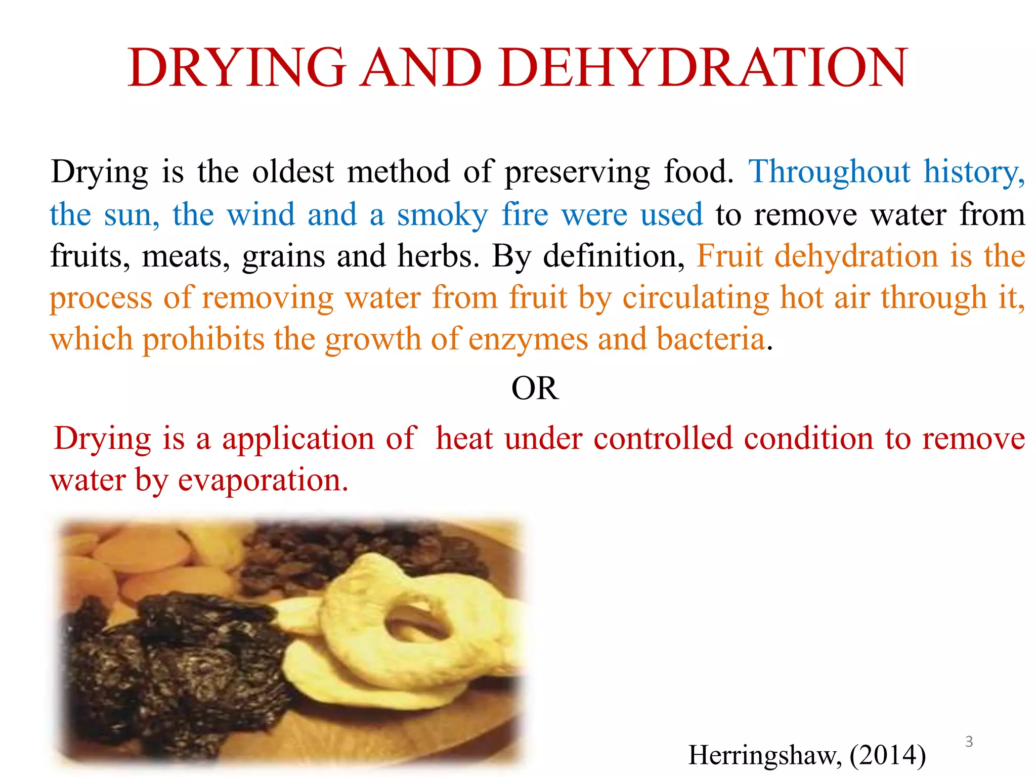 Drying and dehydration of fruit crops | PPTX