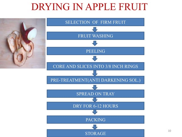 Drying and dehydration of fruit crops | PPTX | Cooking | Food & Drink