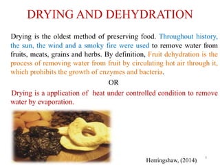 What Is Drying And Dehydration