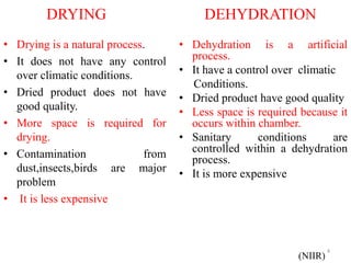 What Is Drying And Dehydration