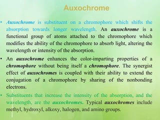Sukhvardhan chromophore ppt organic.pptx