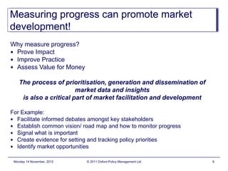 Sukhwinder Arora - measuring progress in market development | PDF ...