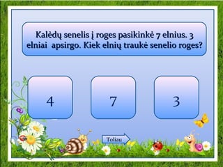Sukim sukim galveles | PPS