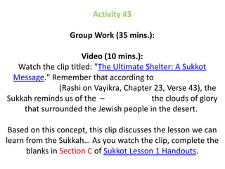 Sukkot unit 2 | PPT