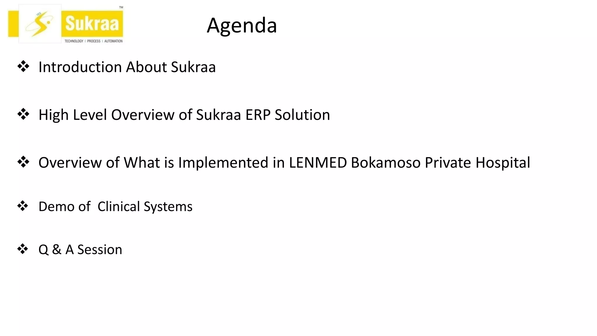 Sukraa corporate presentation | PDF