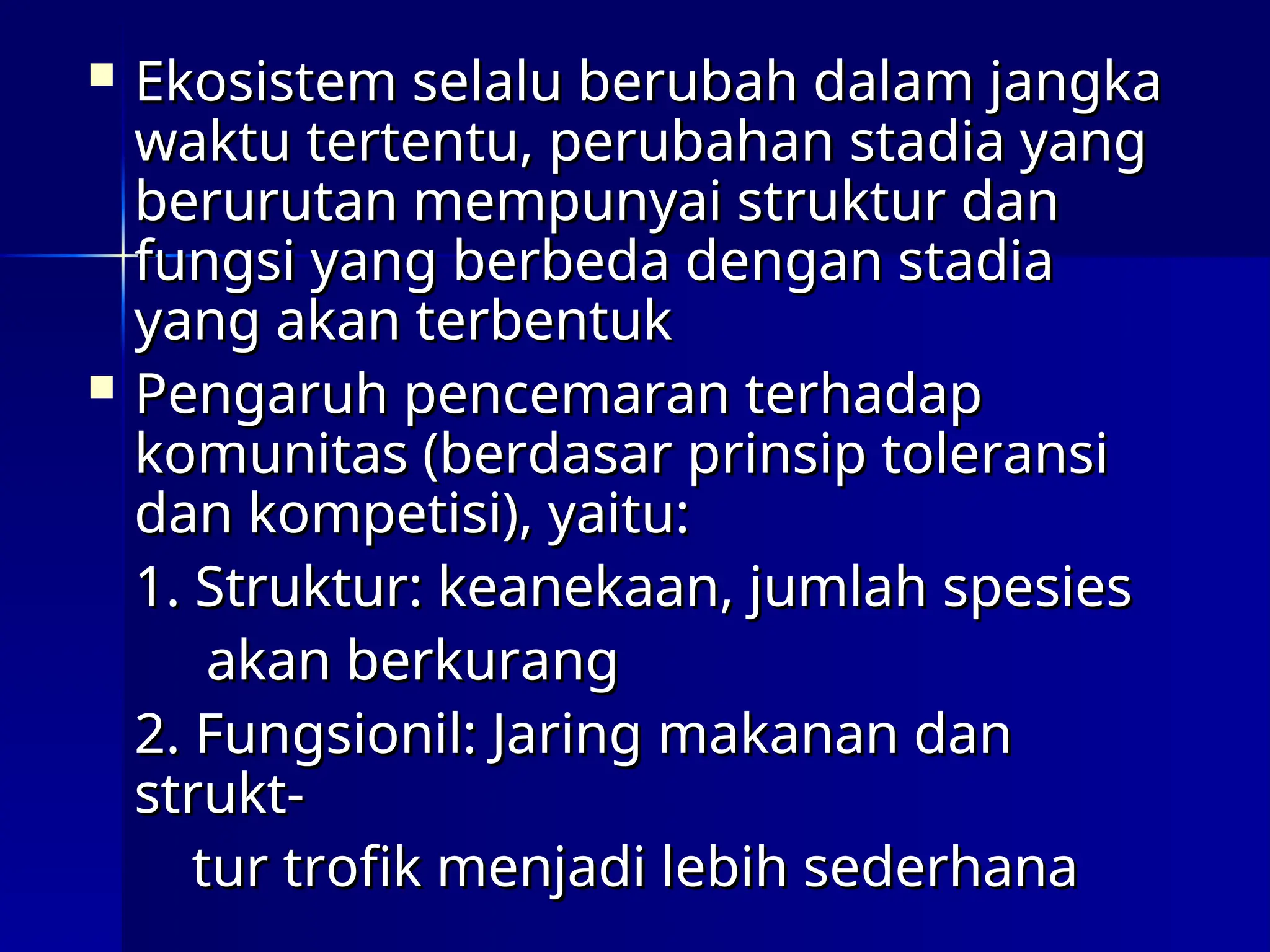 Penjelasan Dan Uraian Tentang Suksesi Pada Ekosistem Ppt