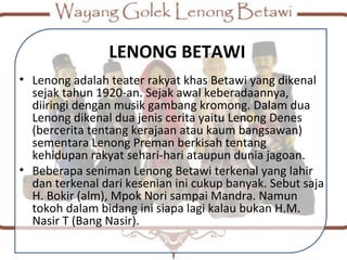 Suku betawiiii | PPT