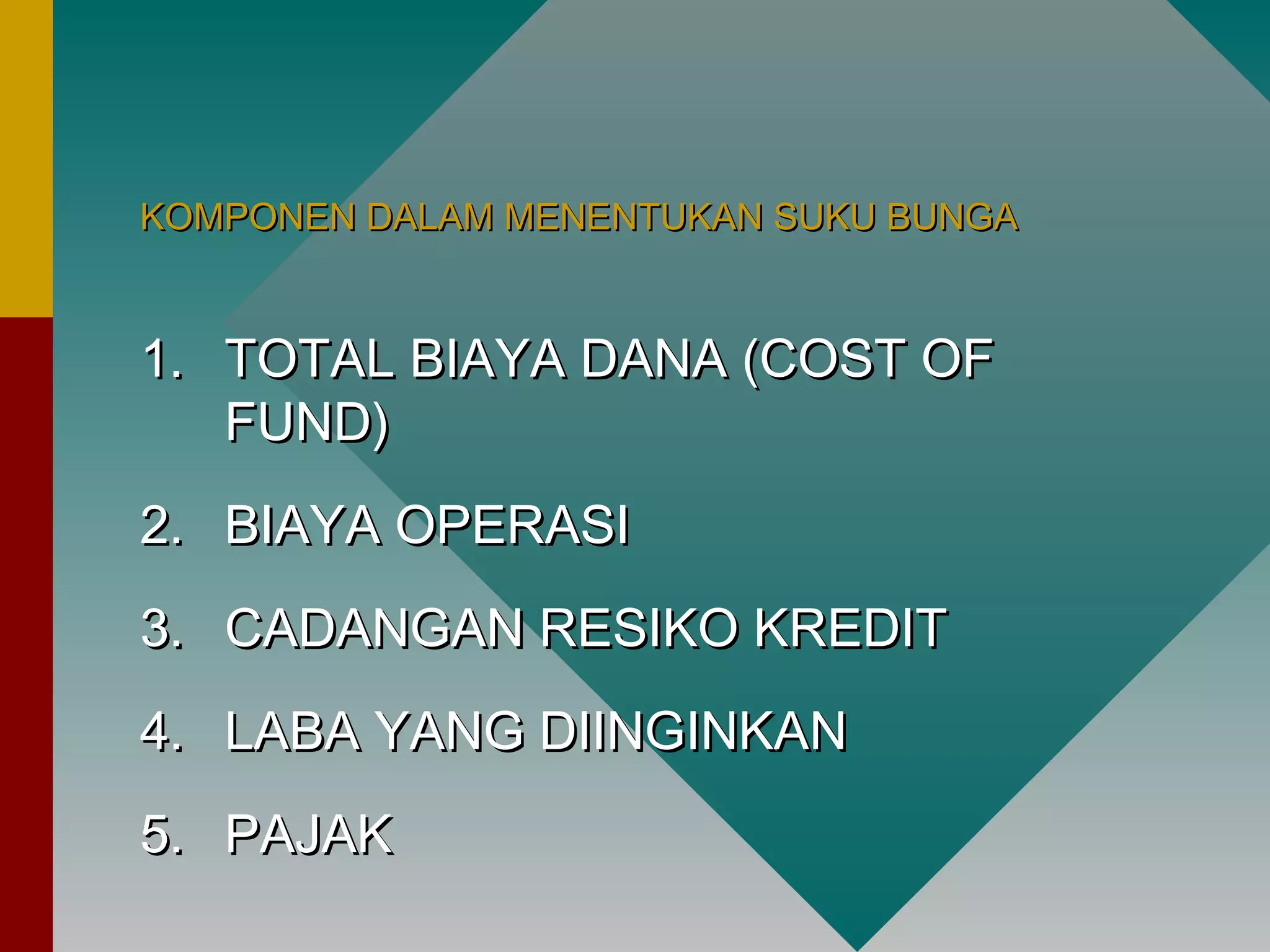 Suku bunga | PPT