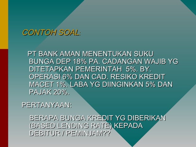 Suku bunga | PPT