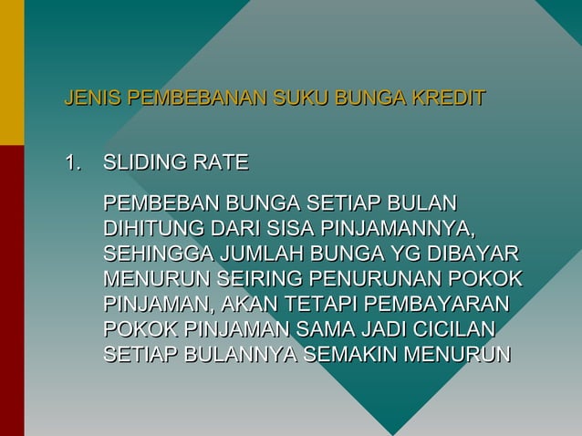 Suku bunga | PPT