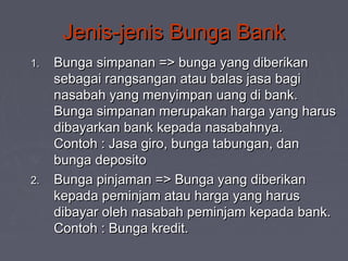 Suku bunga aloycius ivan v | PPT
