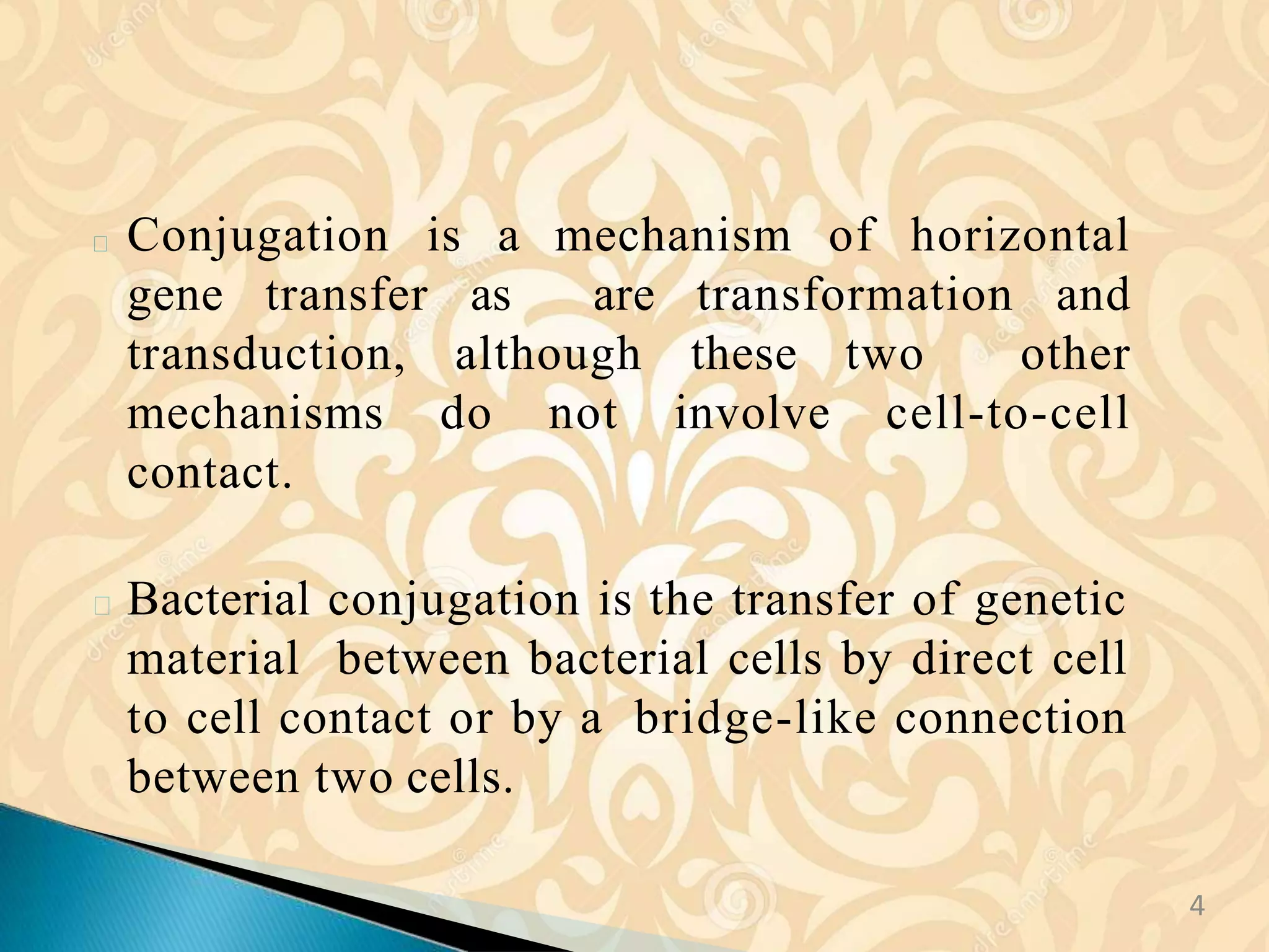 Conjugation-Mechanism and significance | PPTX