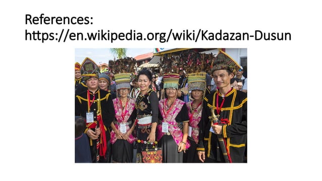 Suku kaum Kadazan Dusun yang ada di Malaysia | PPT