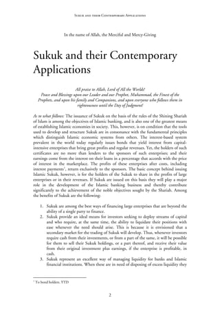 Sukuk and Their Contemporary Applications | PDF