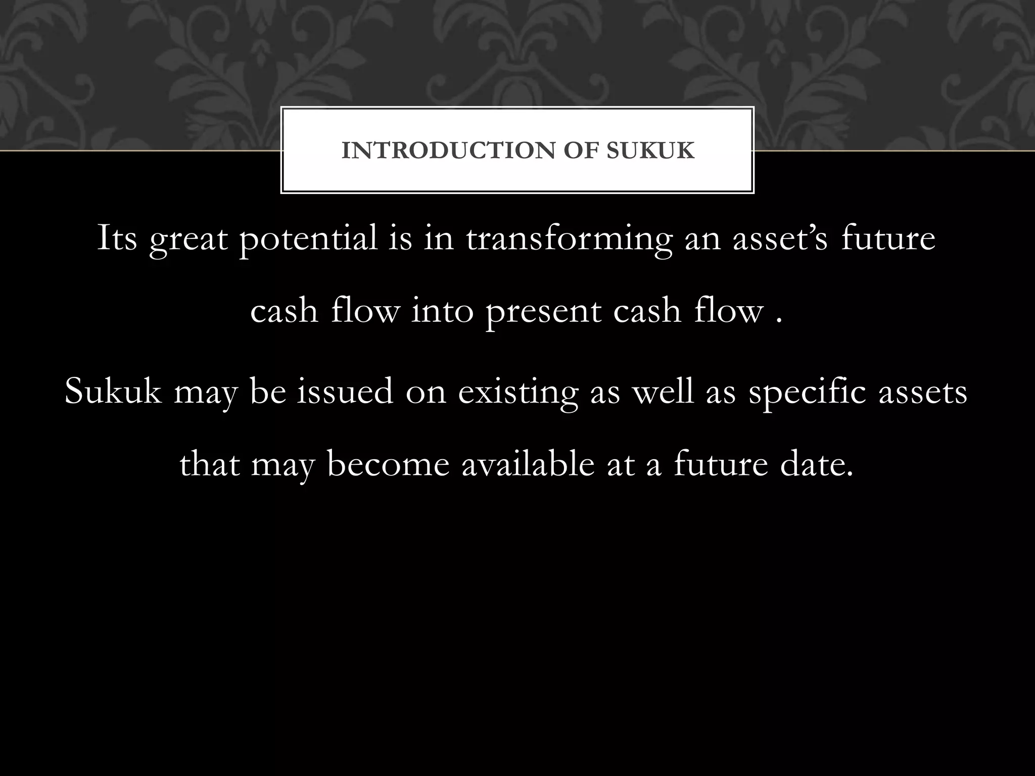 What is Sukuk & Sukuk Strcuture | PPT