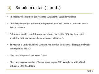 Sukuk bonds | PPTX