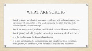 SUKUK (MUSHARAKAH) | PPTX