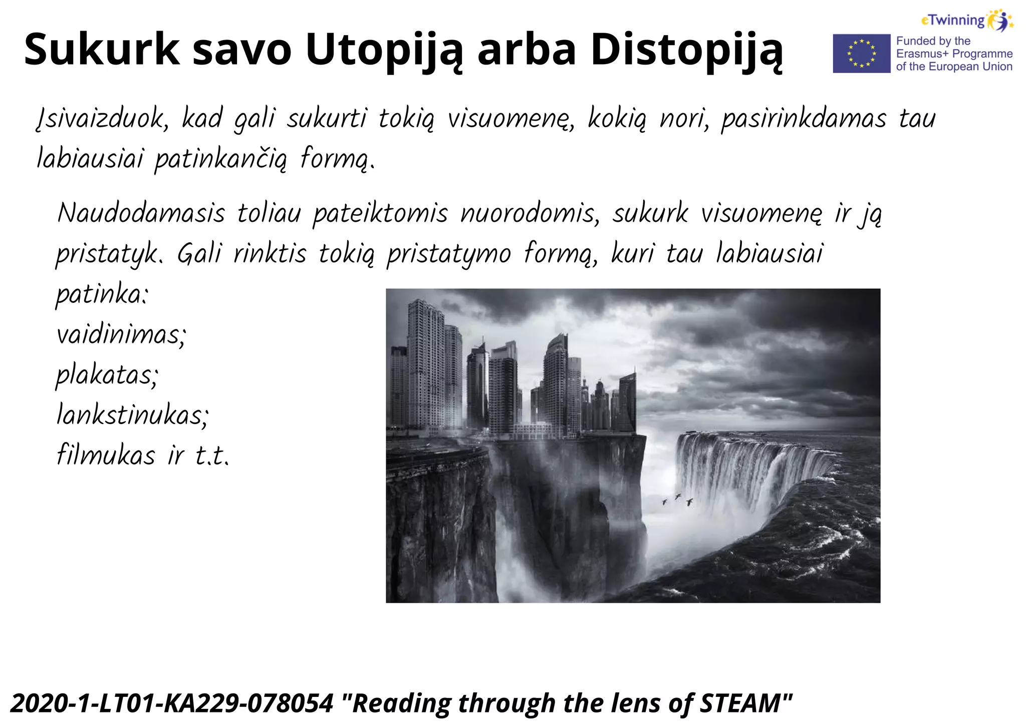 Sukurk savo utopija arba distopija | PPT