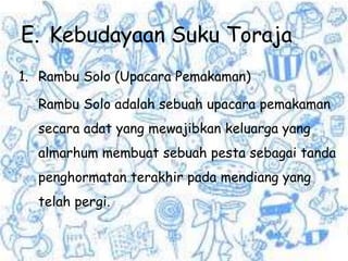 Suku toraja di indonesia | PPTX