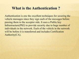 Data Privacy and Security in Autonomous Vehicles | PPTX