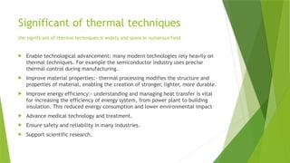 Thermal techniques and brief description of DSC and TGA .pptx