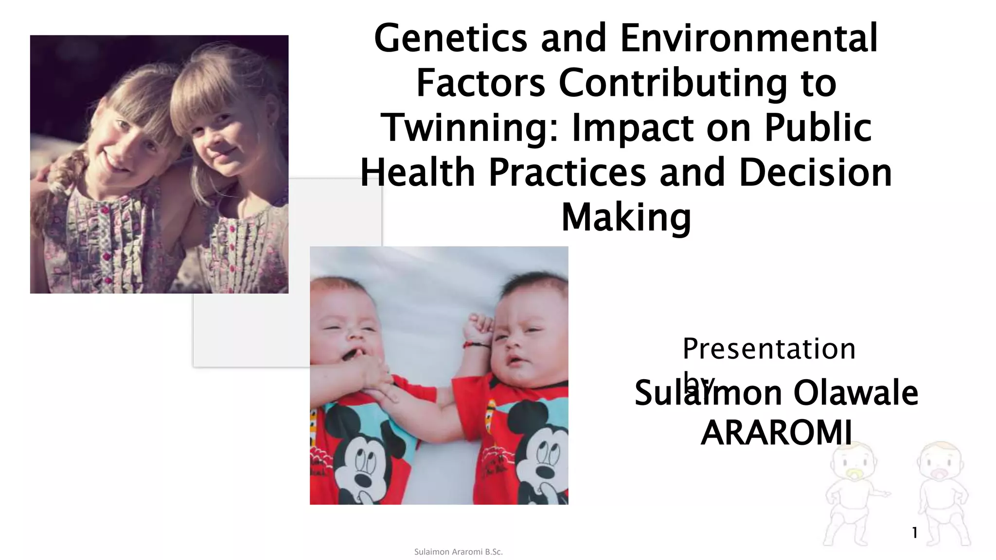 Concept of Twinning/multiple birth | PPTX