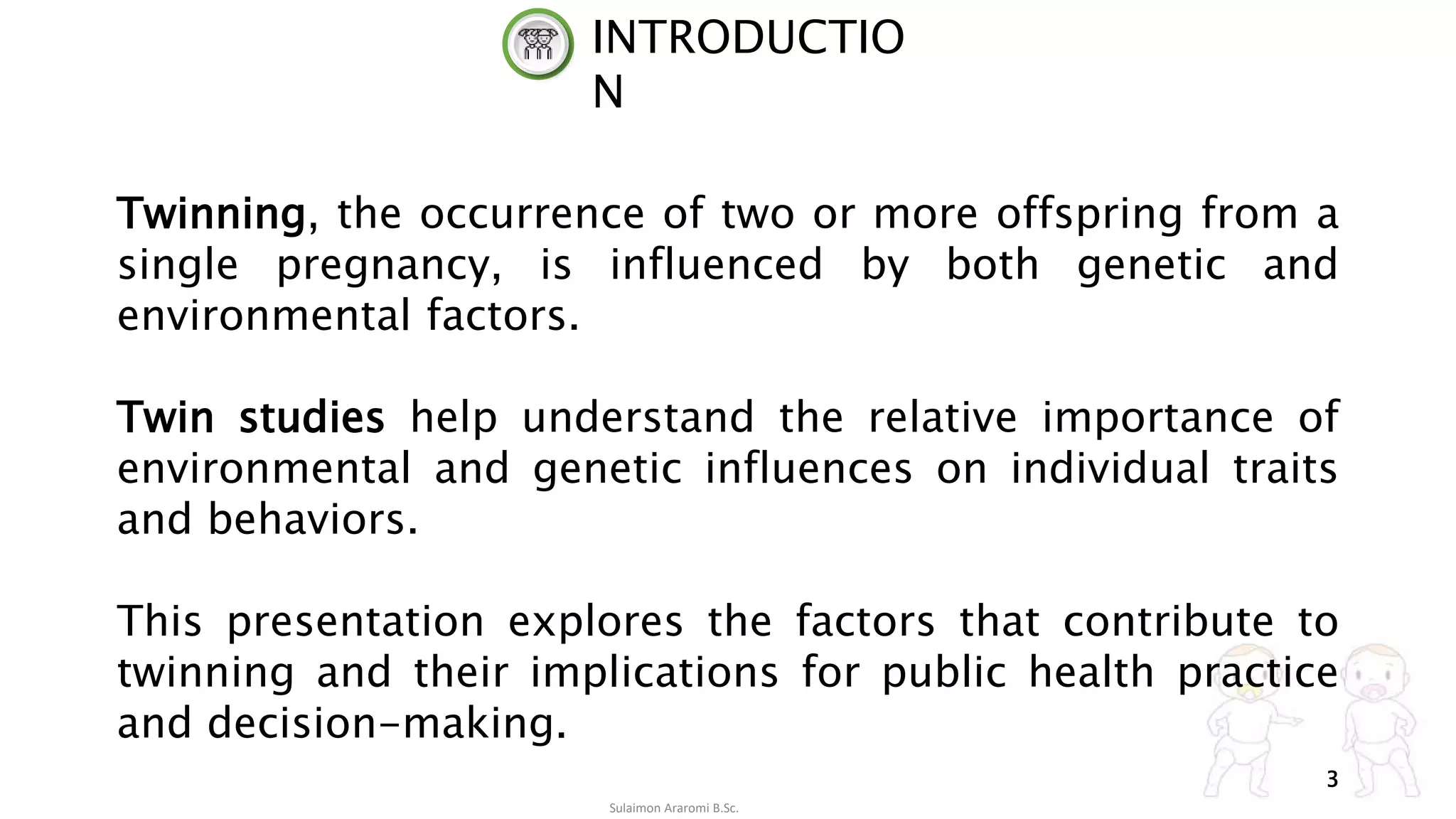 Concept of Twinning/multiple birth | PPTX