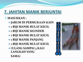 Sulaman manik & riben | PPT
