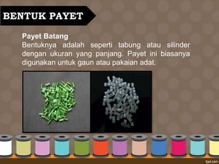 cara atau teknik sulam payet untuk pakaian wanita | PPTX