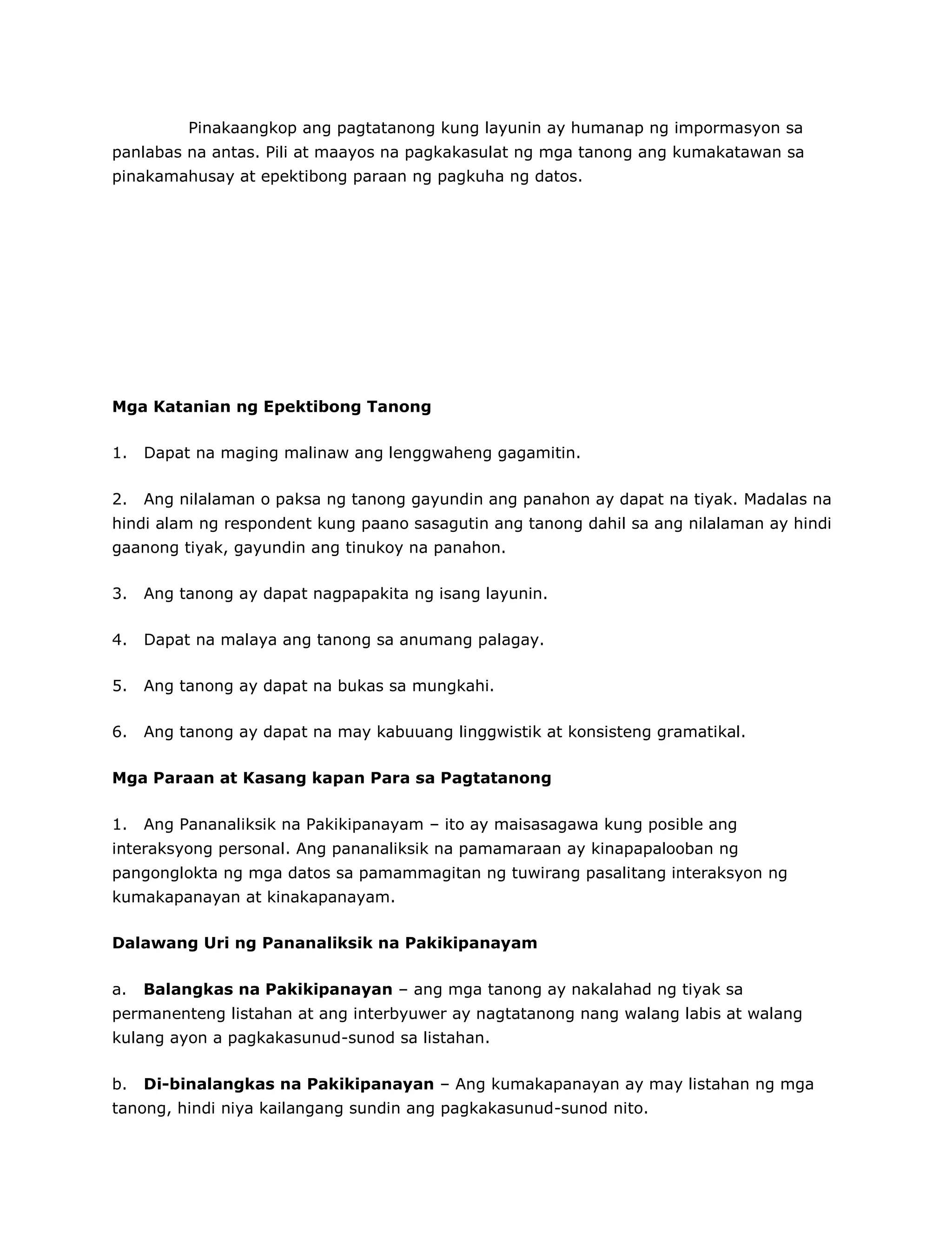 Sulating pananaliksik | PDF