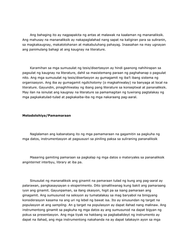 Sulating pananaliksik | PDF