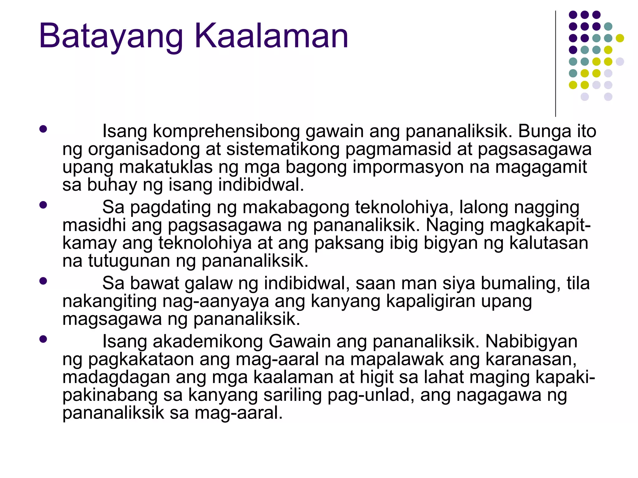 Sulating pananaliksik1 | PPT