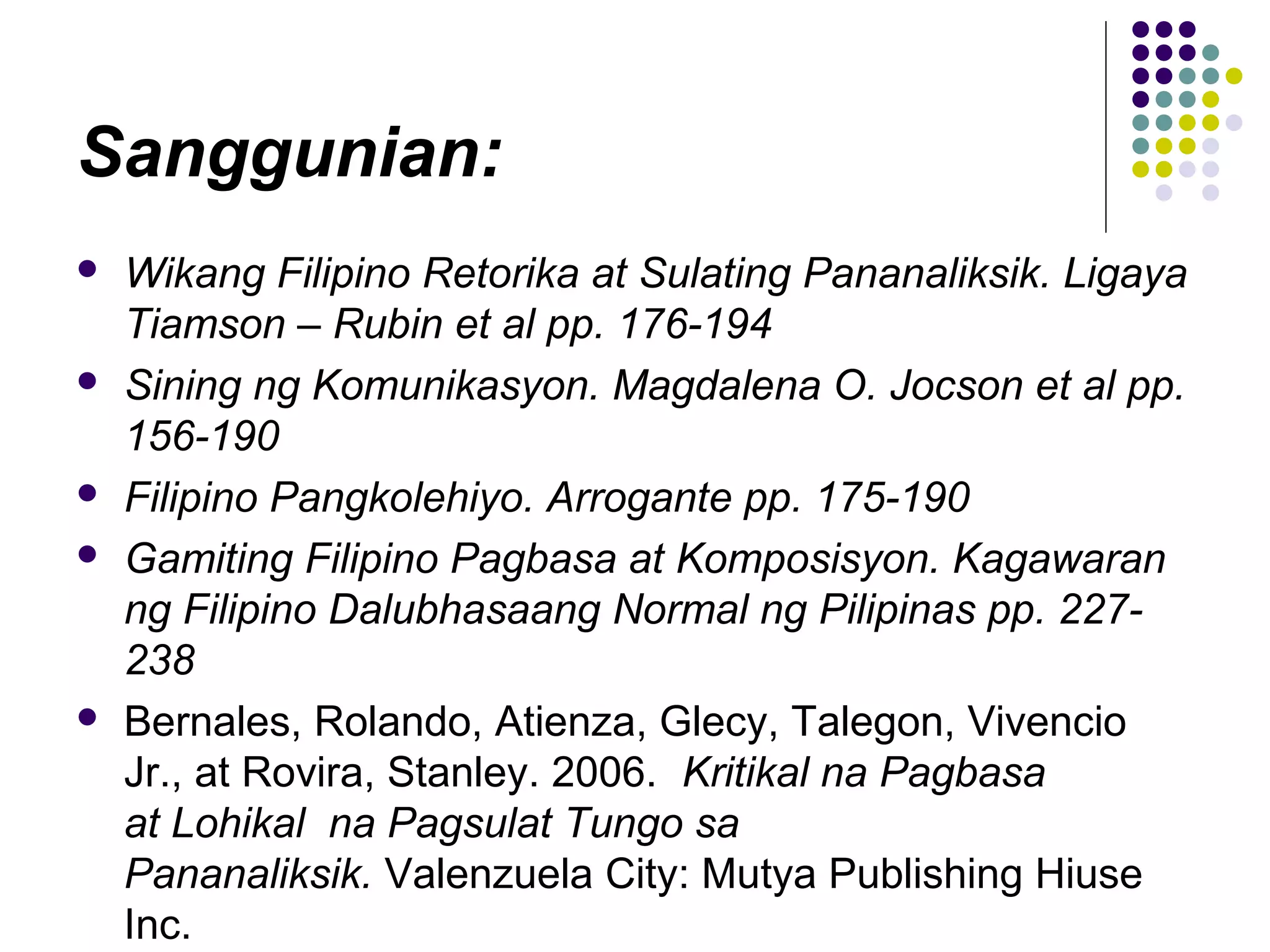 Sulating pananaliksik1 | PPT
