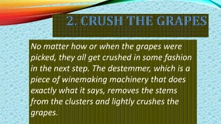 wine making process at sula wines, nashik. | PPTX
