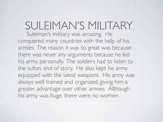 Suleiman the Magnificent | KEY