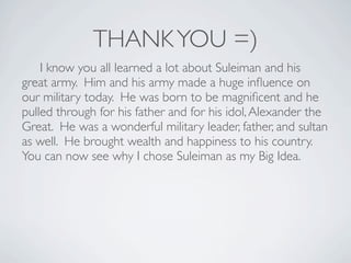 Suleiman the Magnificent | KEY