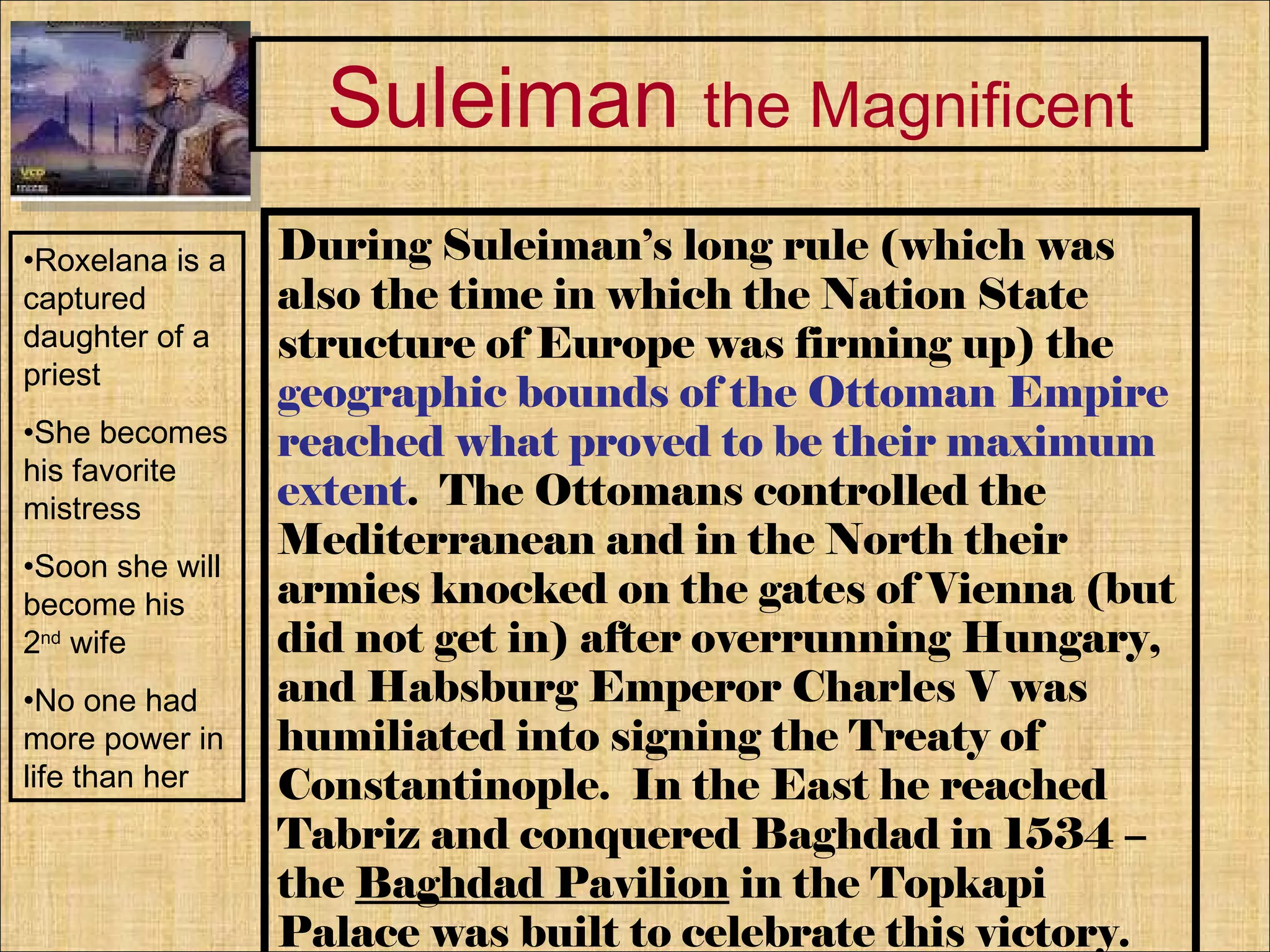 Suleiman the magnificent | PPT