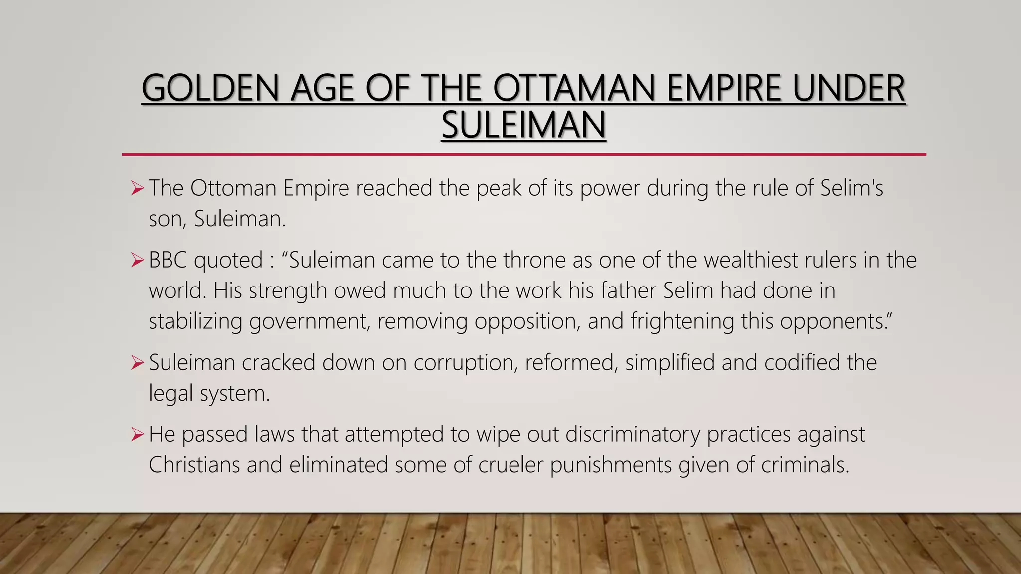 ancient history of Suleiman the magnificent | PPT