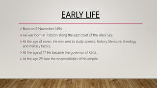 ancient history of Suleiman the magnificent | PPT