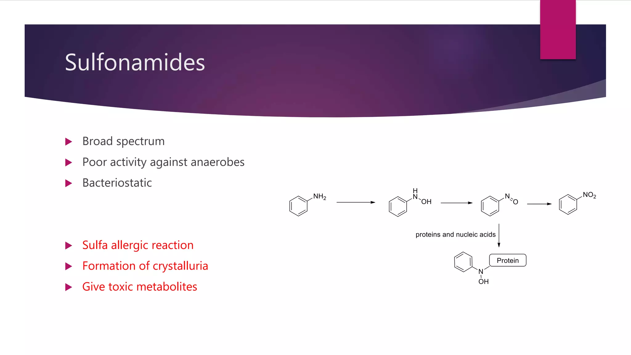 Sulfa drug- Mechanism of action-Resistance mechanism | PPTX