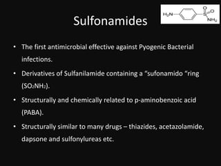 Sulfonamides and cotrimoxazole | PPTX