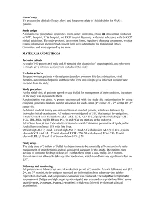 Sulfad trial germany 2012 | PDF