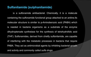 Sulfalinamide synthesis | PPTX