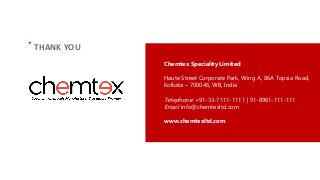 Sulfamic Acid Manufacturers in India | Chemtex Speciality Limited | PPT