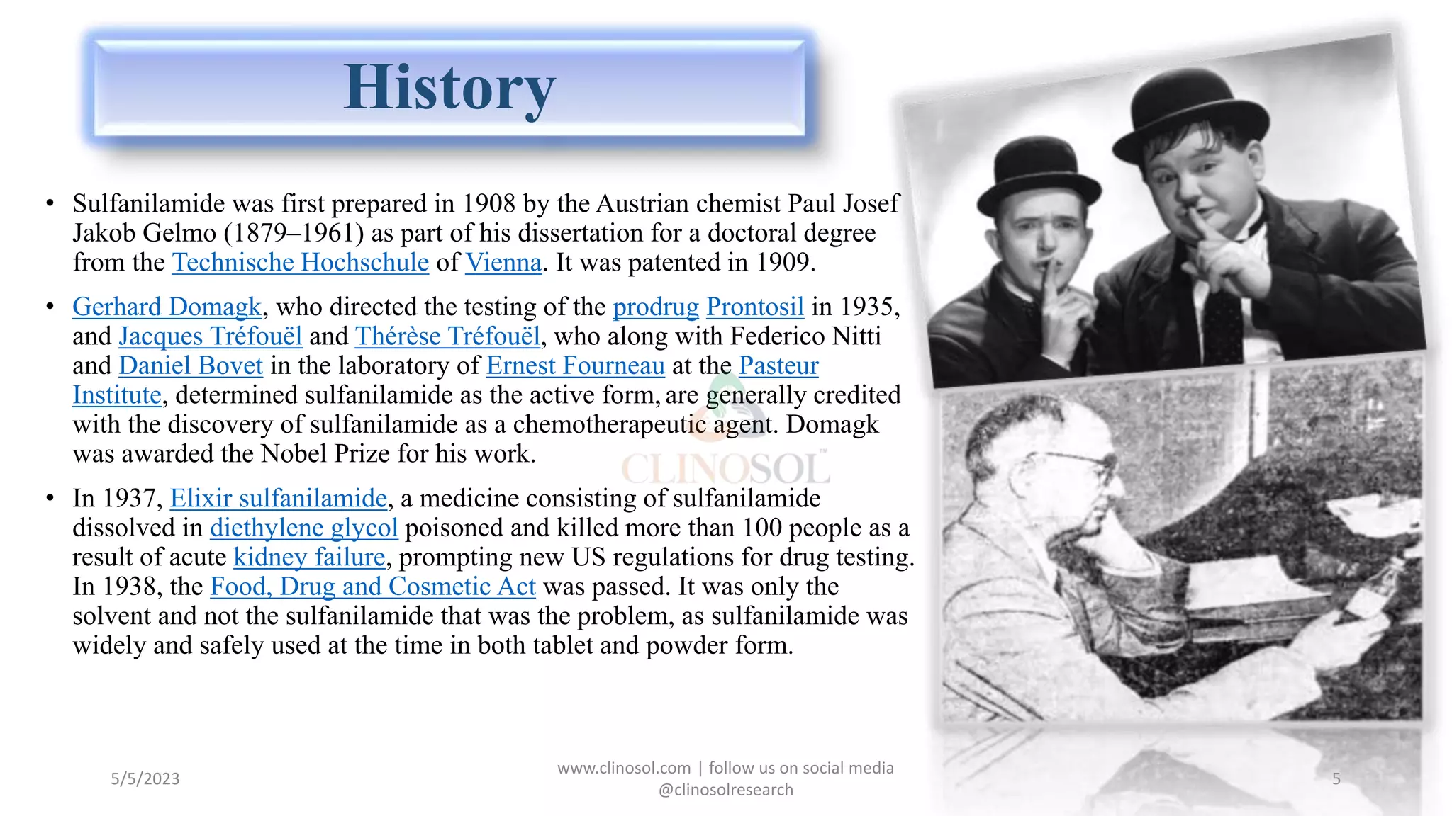 Sulfanilamide Tragedy | PPTX