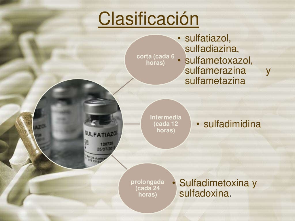 Sulfonamidas para animales