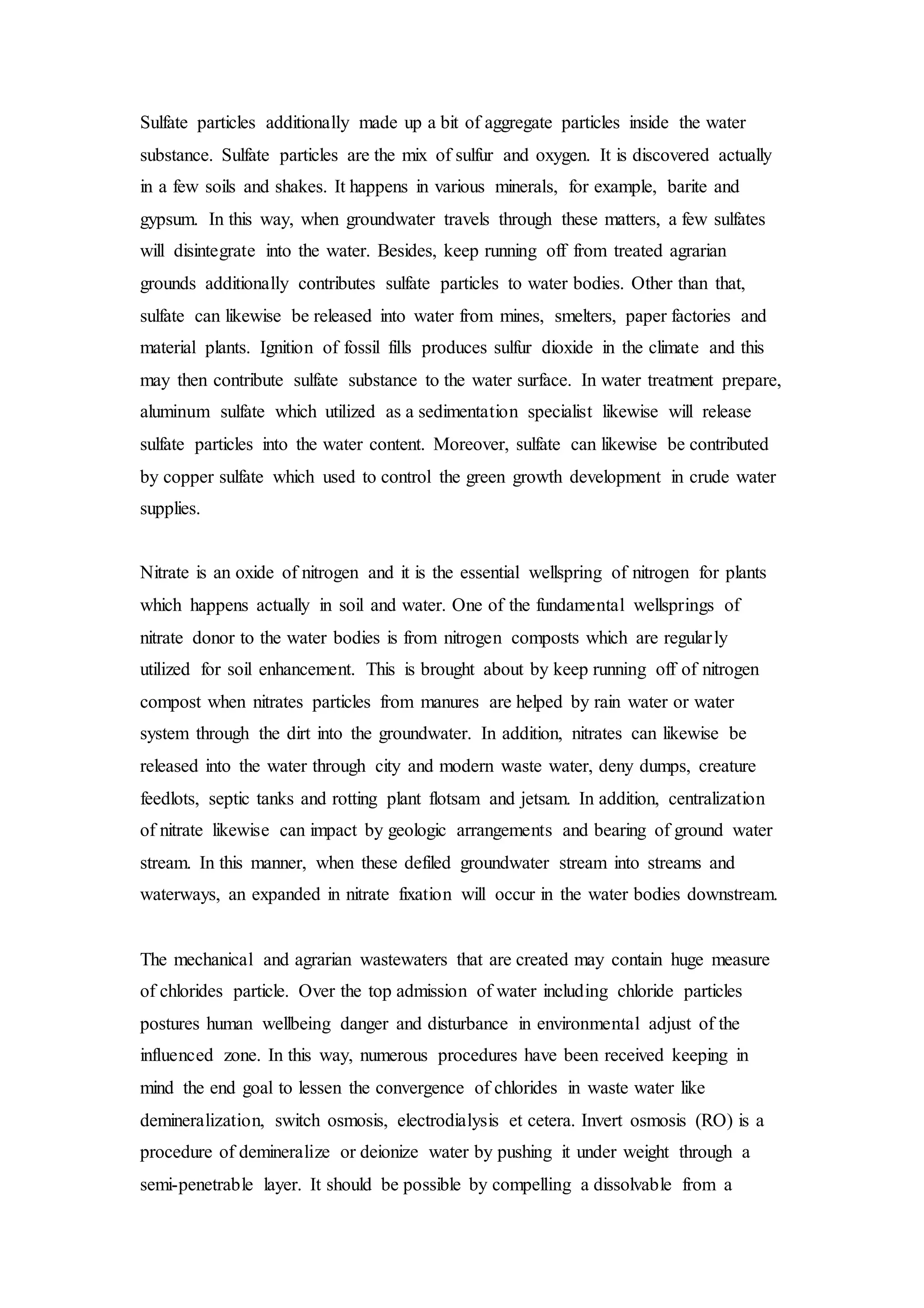 Sulfate and nitrate | DOCX