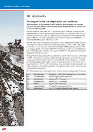 sulfate soils and their impacts in geotechnical | PDF